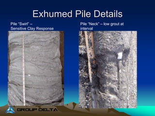 Recent Trends in Pile Foundations Auger Cast Piles for Low Noise / Low ...