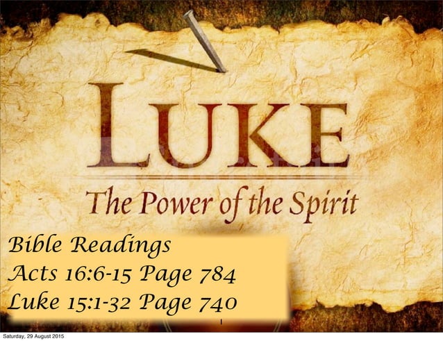 Journey Through The Bible: Gospel of Luke | PDF | Christianity ...