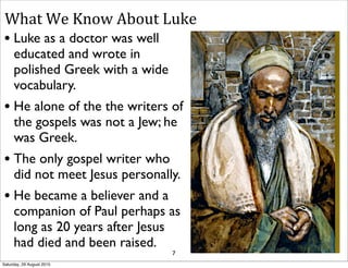 Journey Through The Bible: Gospel of Luke | PDF
