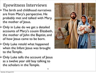 Journey Through The Bible: Gospel of Luke | PDF