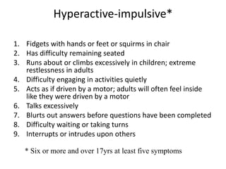 Diagnosis and Management of ADHD The Adult Patient | PPTX