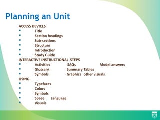Planning, Designing, Developing Teaching Learning Materials | PPTX
