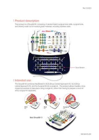 20150827 user guide (sinus all) | PDF