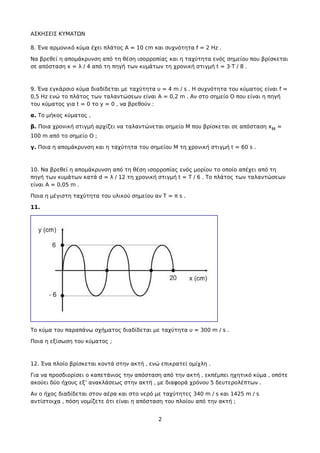 20150829 ασκησεισ κυματων | PDF