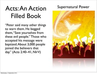 Journey Through The Bible: The Book of Acts | PDF