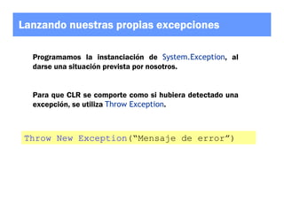 Manejo Estructurado De Excepciones | PDF | Programming Languages ...