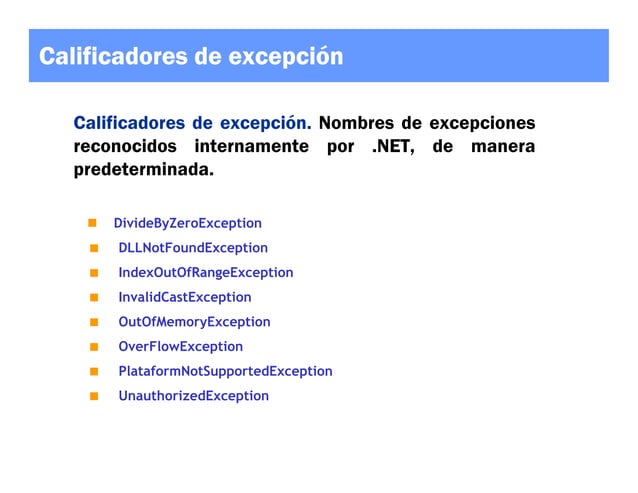Manejo Estructurado De Excepciones | PDF | Programming Languages ...