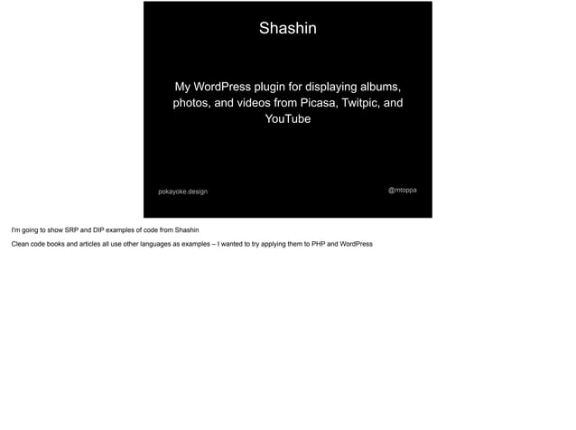 Dependency Injection for PHP | PPT