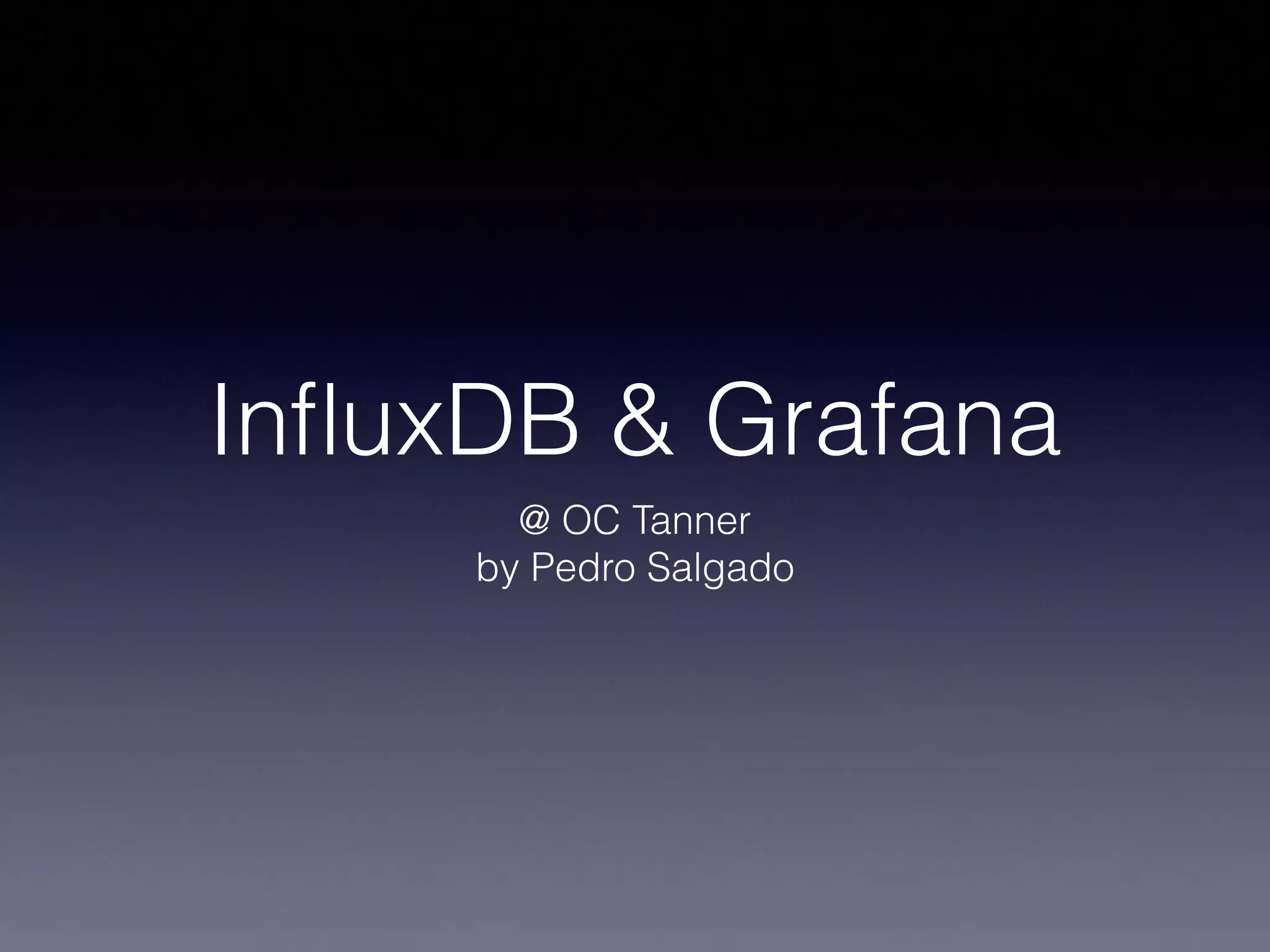 InfluxDB & Grafana | PDF