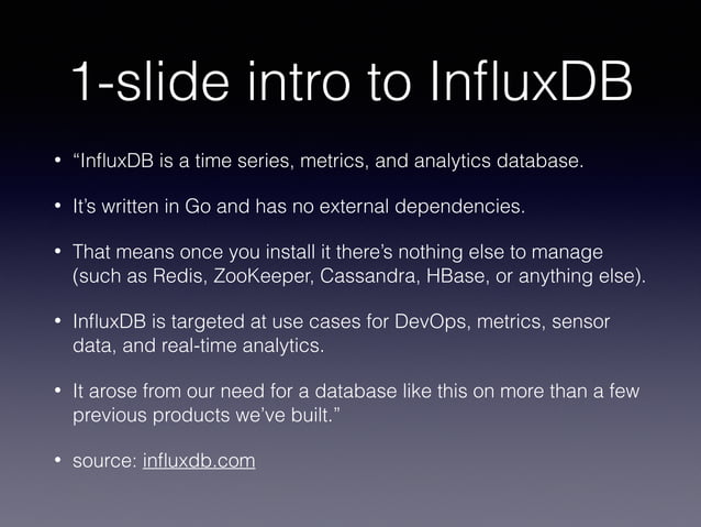InfluxDB & Grafana | PDF | Databases | Computer Software and Applications