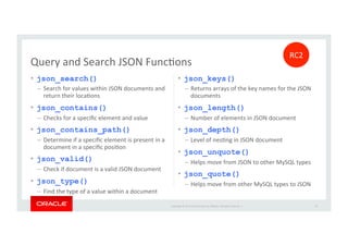 [db tech showcase 2015 Sapporo HOKKAIDO] MySQL as document database!? | PPT