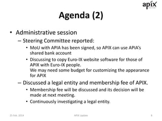 APIX Update | PPTX | Internet | Computing