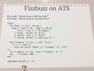 ATS language overview | PDF | Programming Languages | Computing