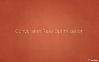 A brief look on conversion rate optimization | PPT