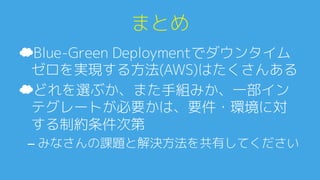 Blue-Green Deployment Pattern on AWS | PPT