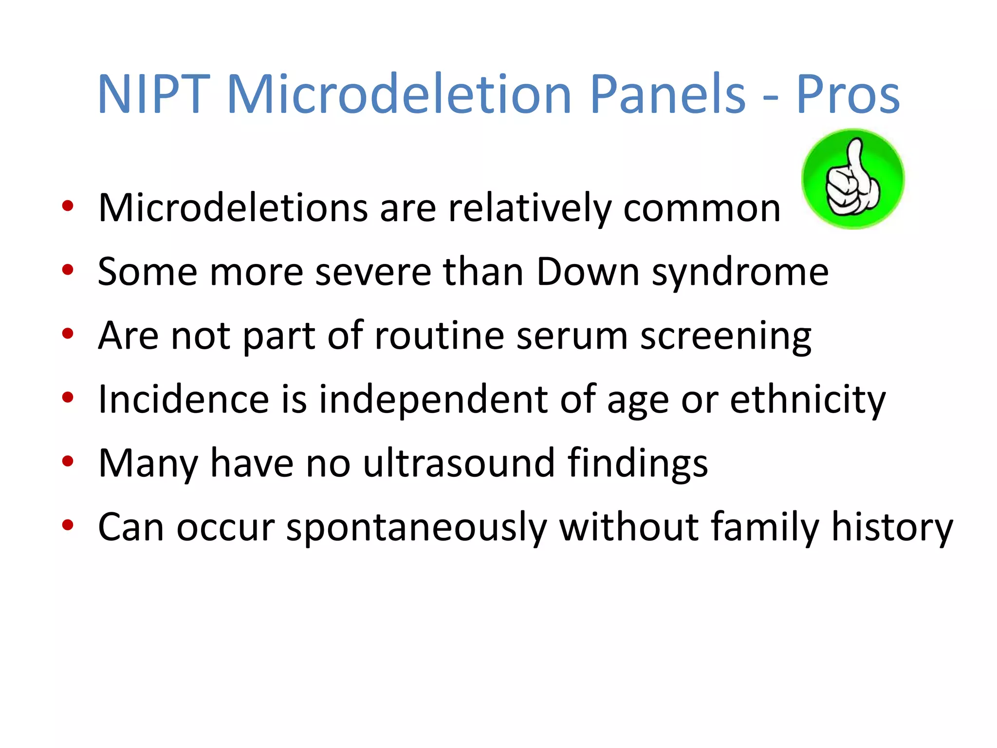 20150918 - Y Yuval - NIPT for Microdeletions & Single Gene Disorders | PPT