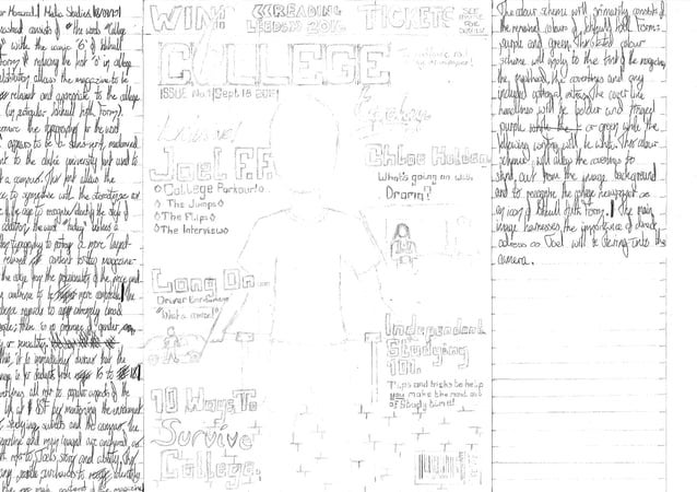 Draft Preliminary Magazine Cover W/ Annotations. | PDF