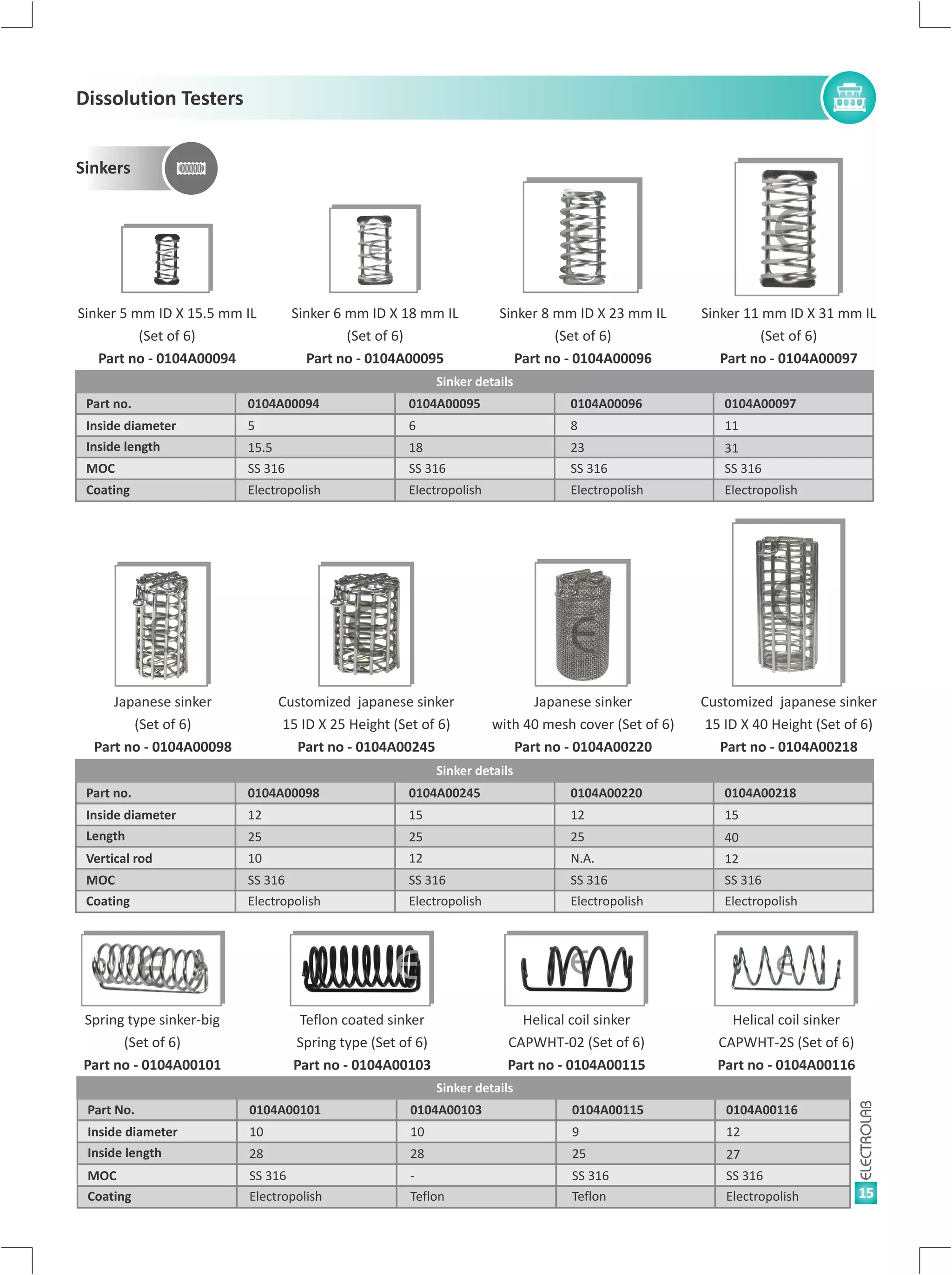 Electrolab accessories catalogue | PDF