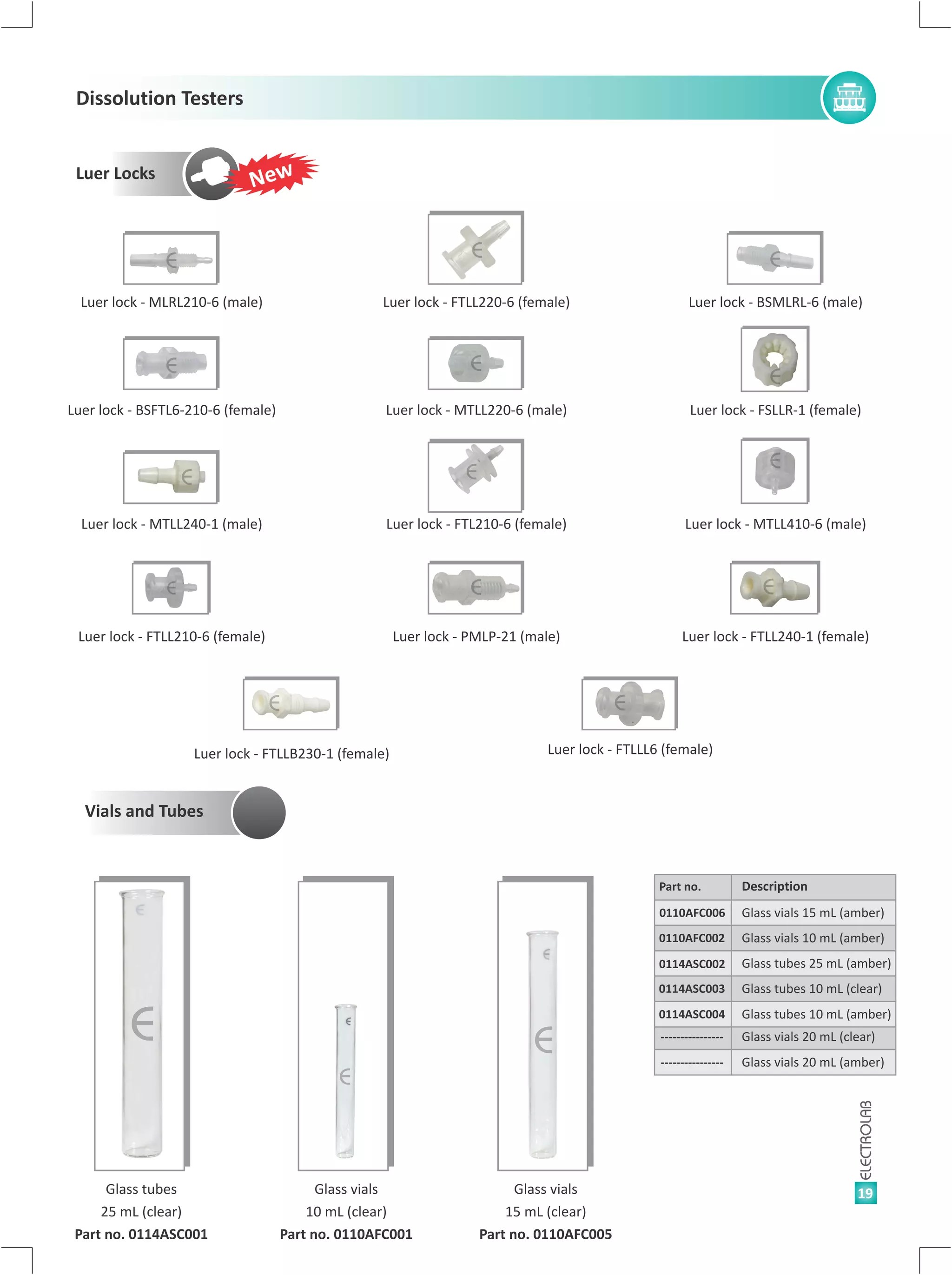 Electrolab accessories catalogue | PDF
