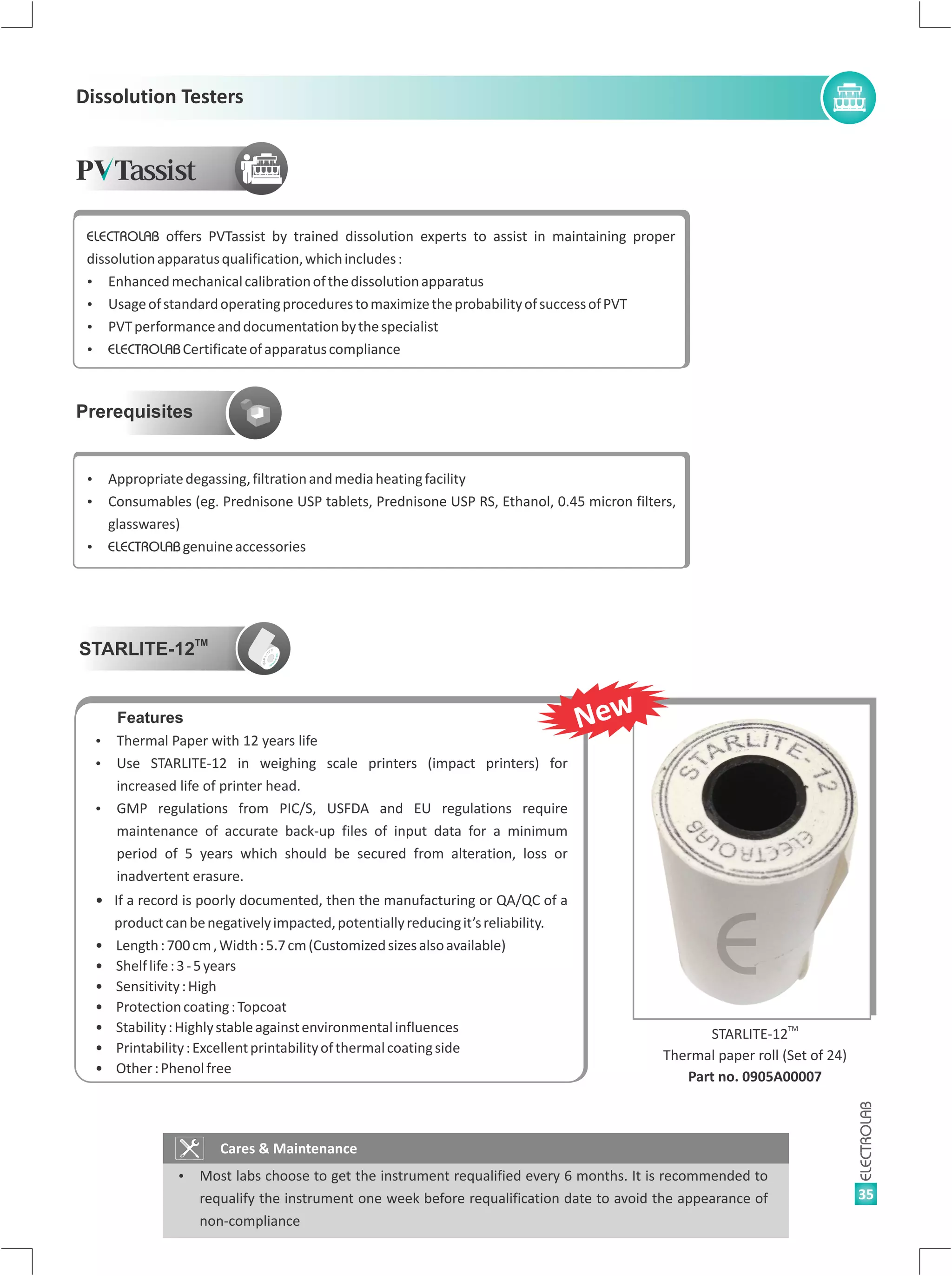Electrolab accessories catalogue | PDF