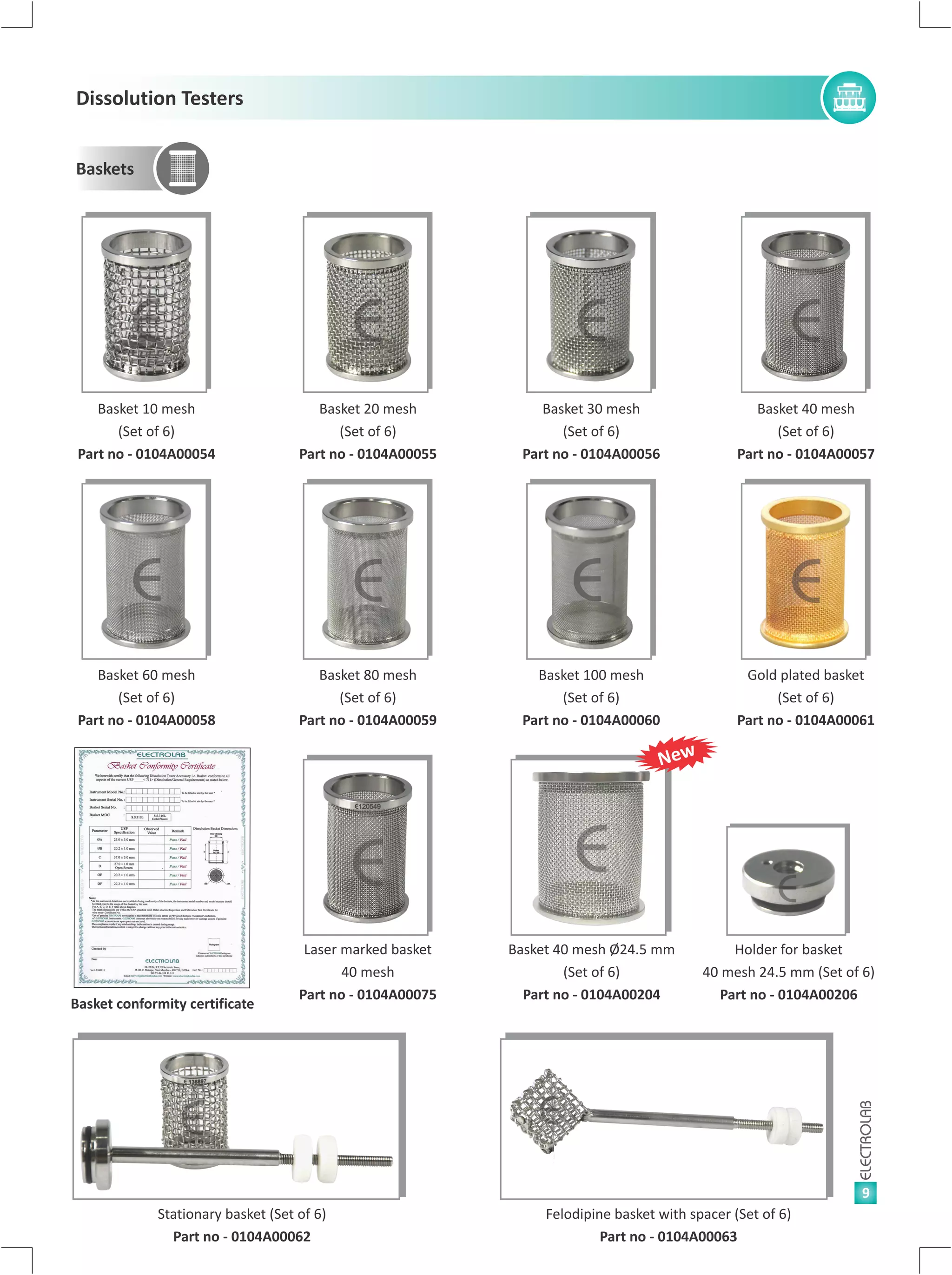 Electrolab accessories catalogue | PDF