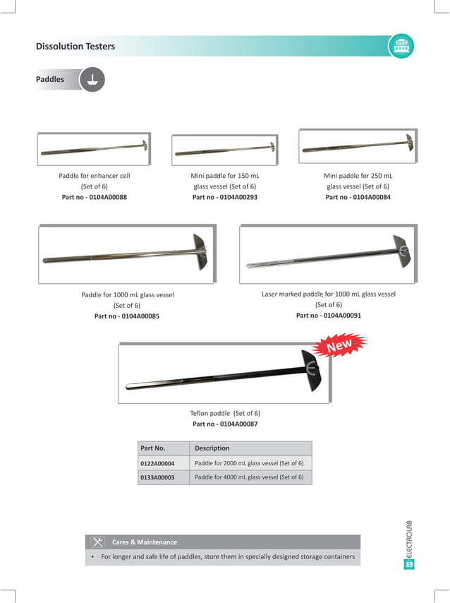 Electrolab accessories catalogue | PDF