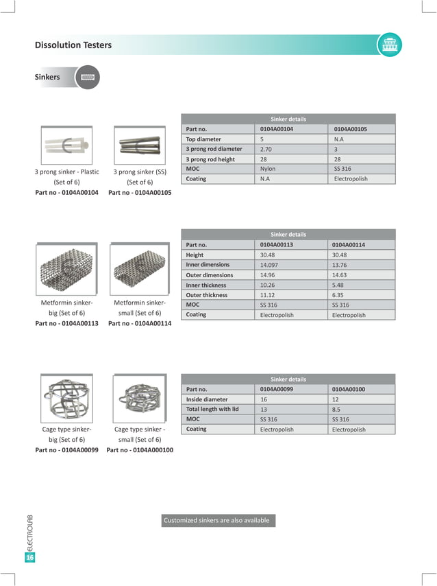 Electrolab accessories catalogue | PDF