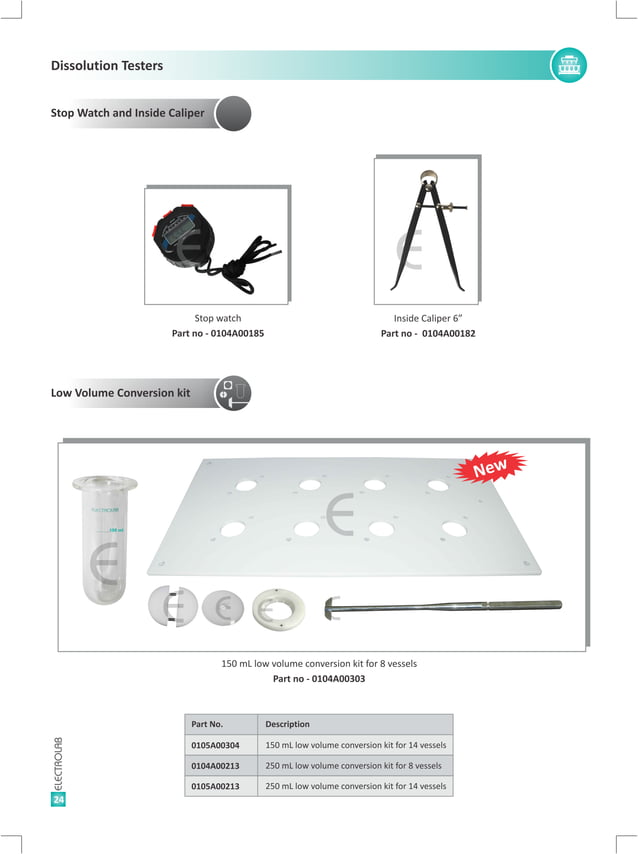 Electrolab accessories catalogue | PDF