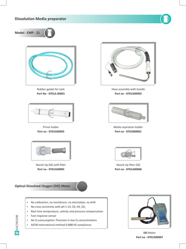 Electrolab accessories catalogue | PDF