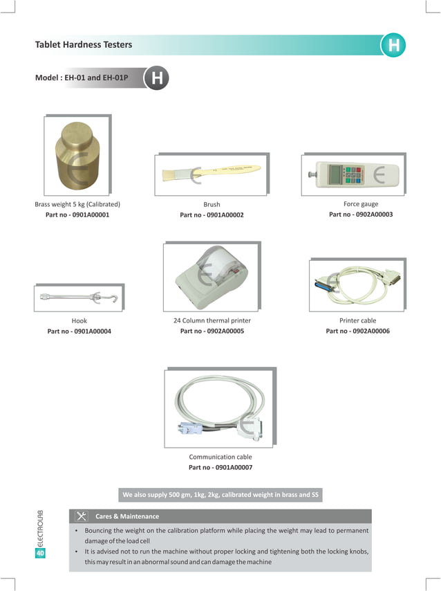 Electrolab accessories catalogue | PDF