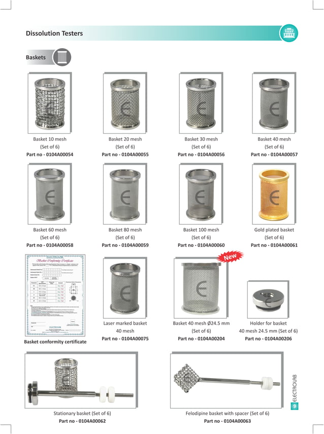 Electrolab accessories catalogue | PDF