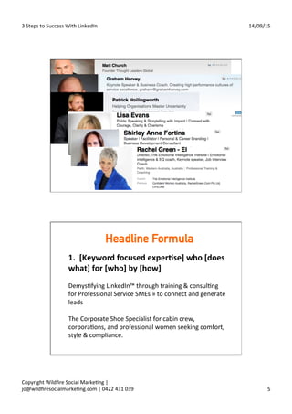 2015 09 PSA LinkedIn Overview | PDF