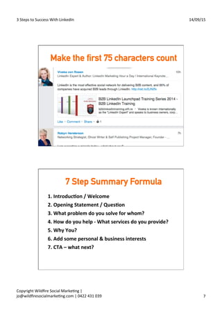 2015 09 PSA LinkedIn Overview | PDF