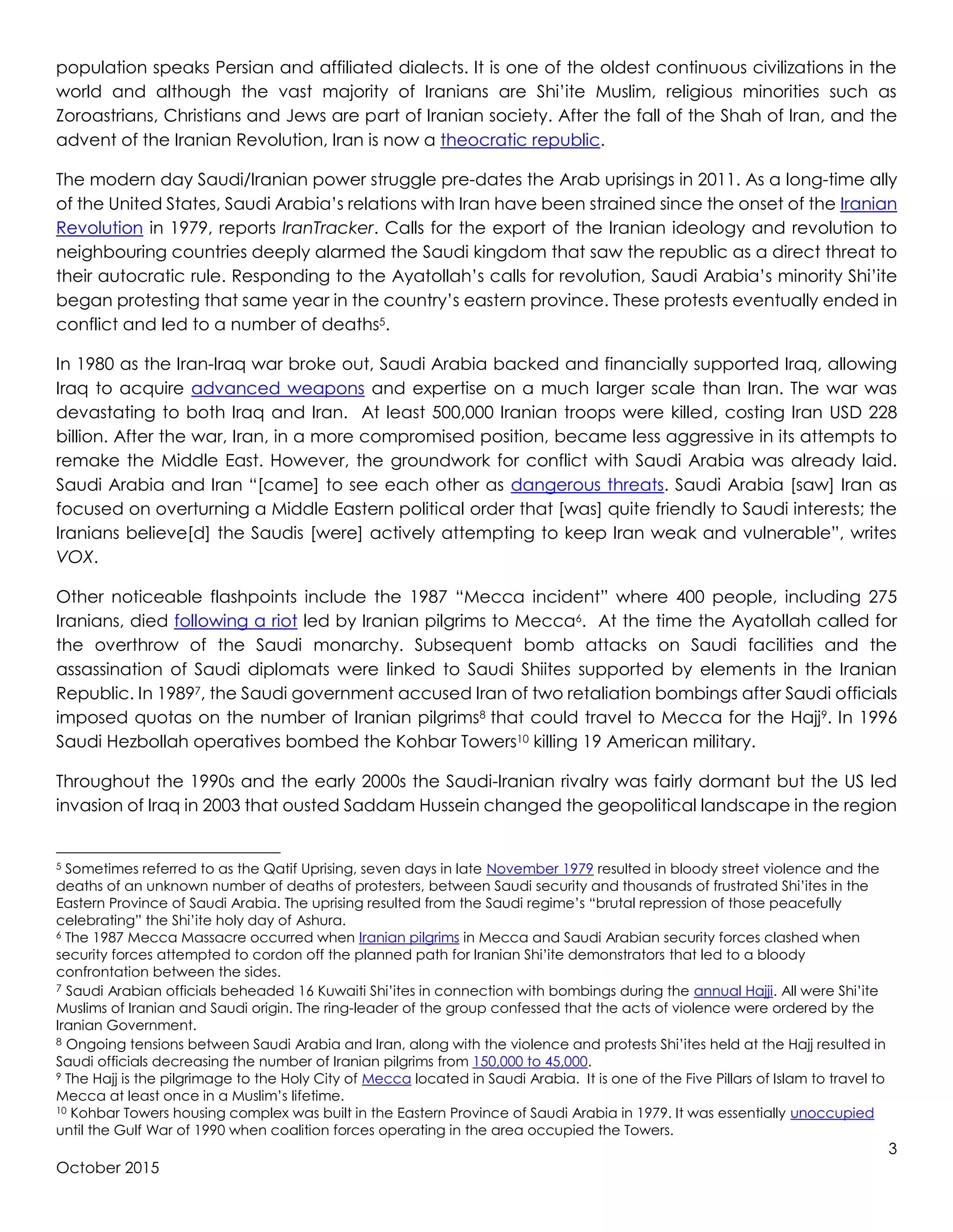 The Middle East Cold War | PDF