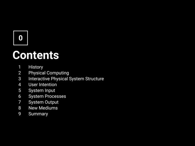 Physical Computing in the Real World | PPT