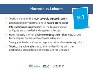 HOTEL RESILIENT: STRENGTHENING THE RESILIENCE OF THE TOURISM SECTOR | PPTX