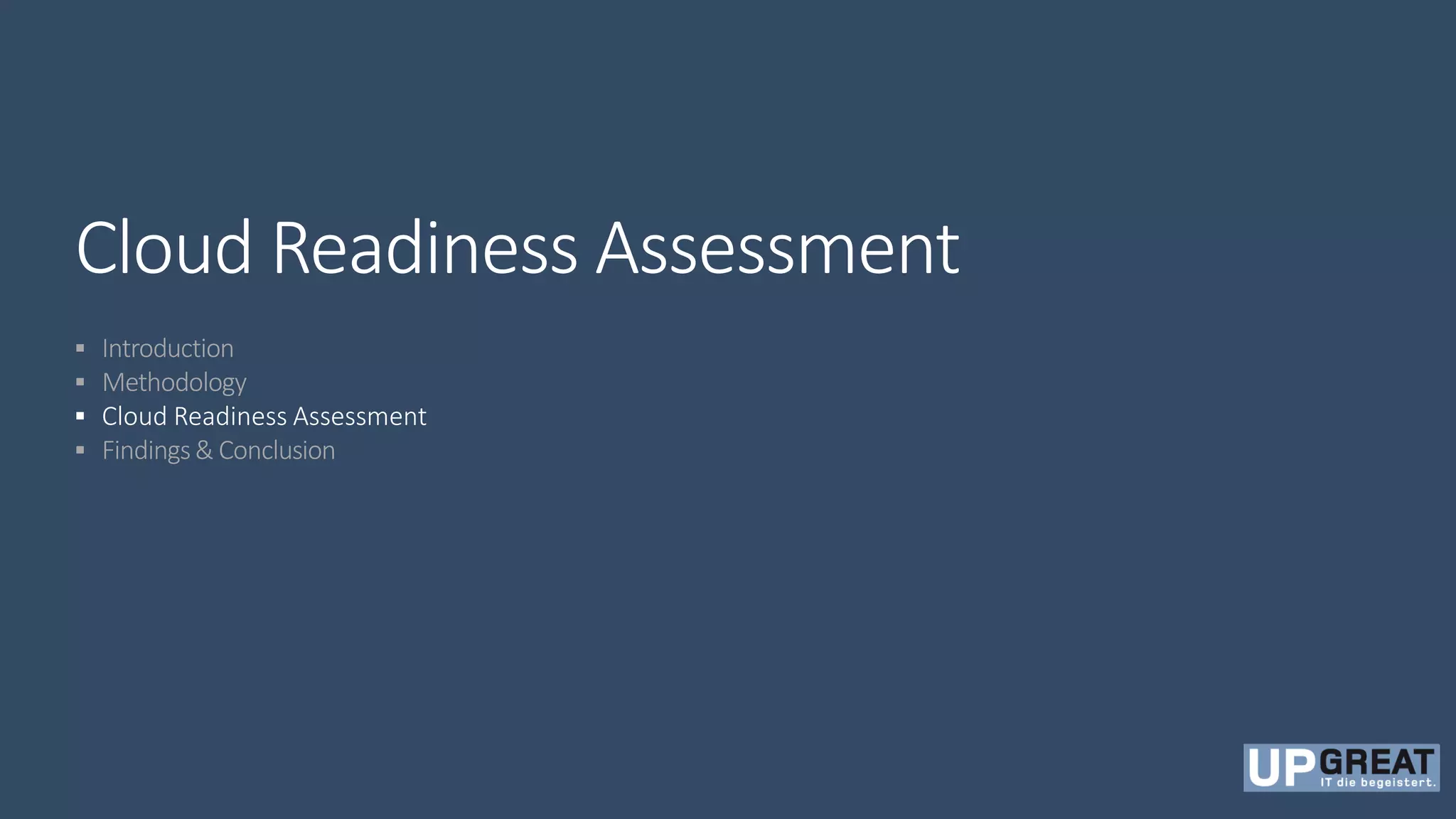 A cloud readiness assessment framework | PDF