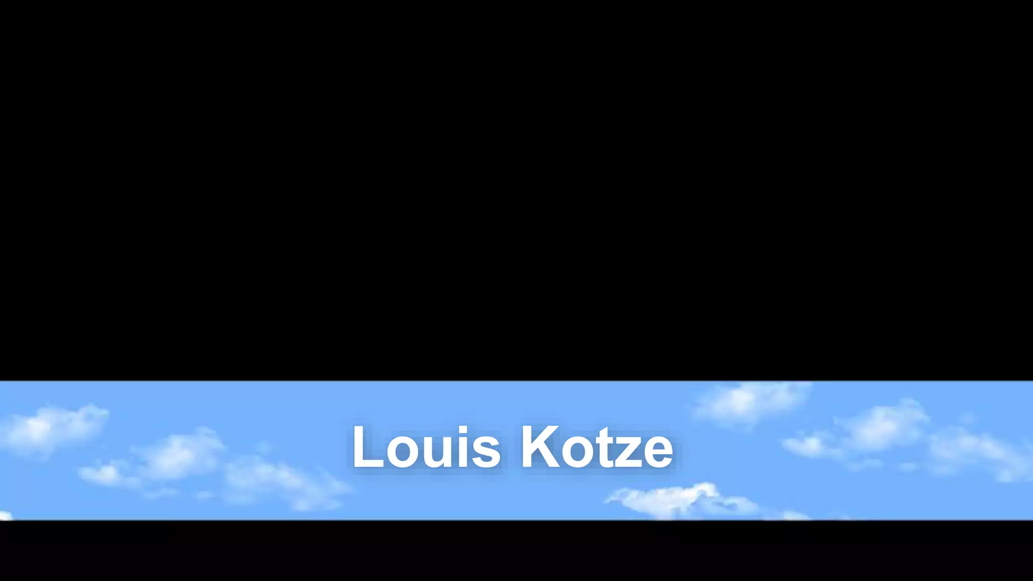 Let's Go Fishing | 18 October 2015 | Louis Kotze | PPT