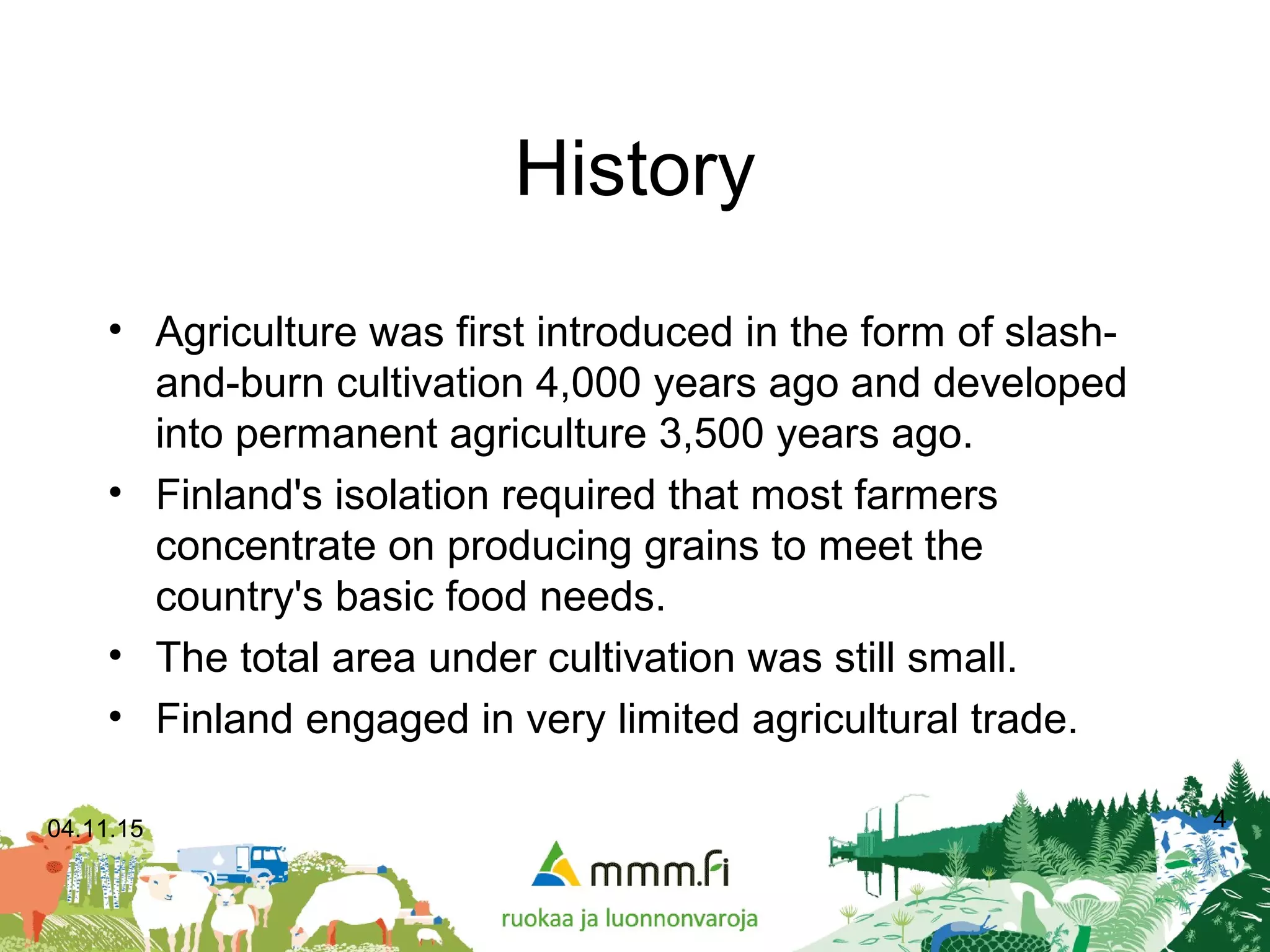 Sanna-Helena Fallenius - Finnish agriculture | PPT