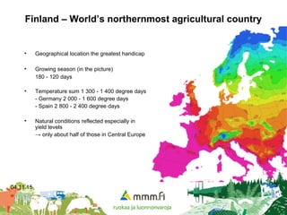 Sanna-Helena Fallenius - Finnish agriculture | PPT