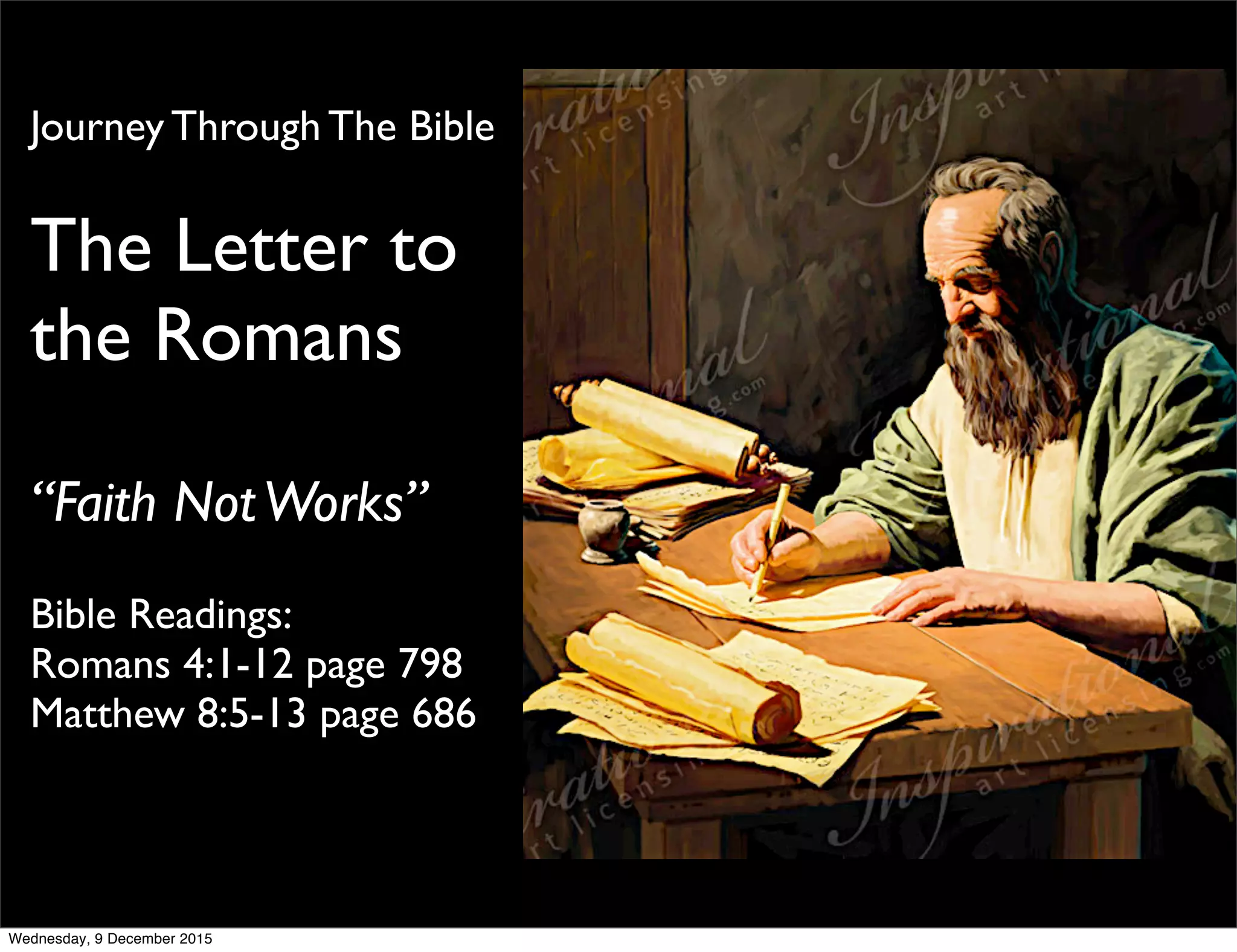 Paul's Letter to the Romans | PDF
