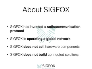 Connecting the world with Sigfox | PDF