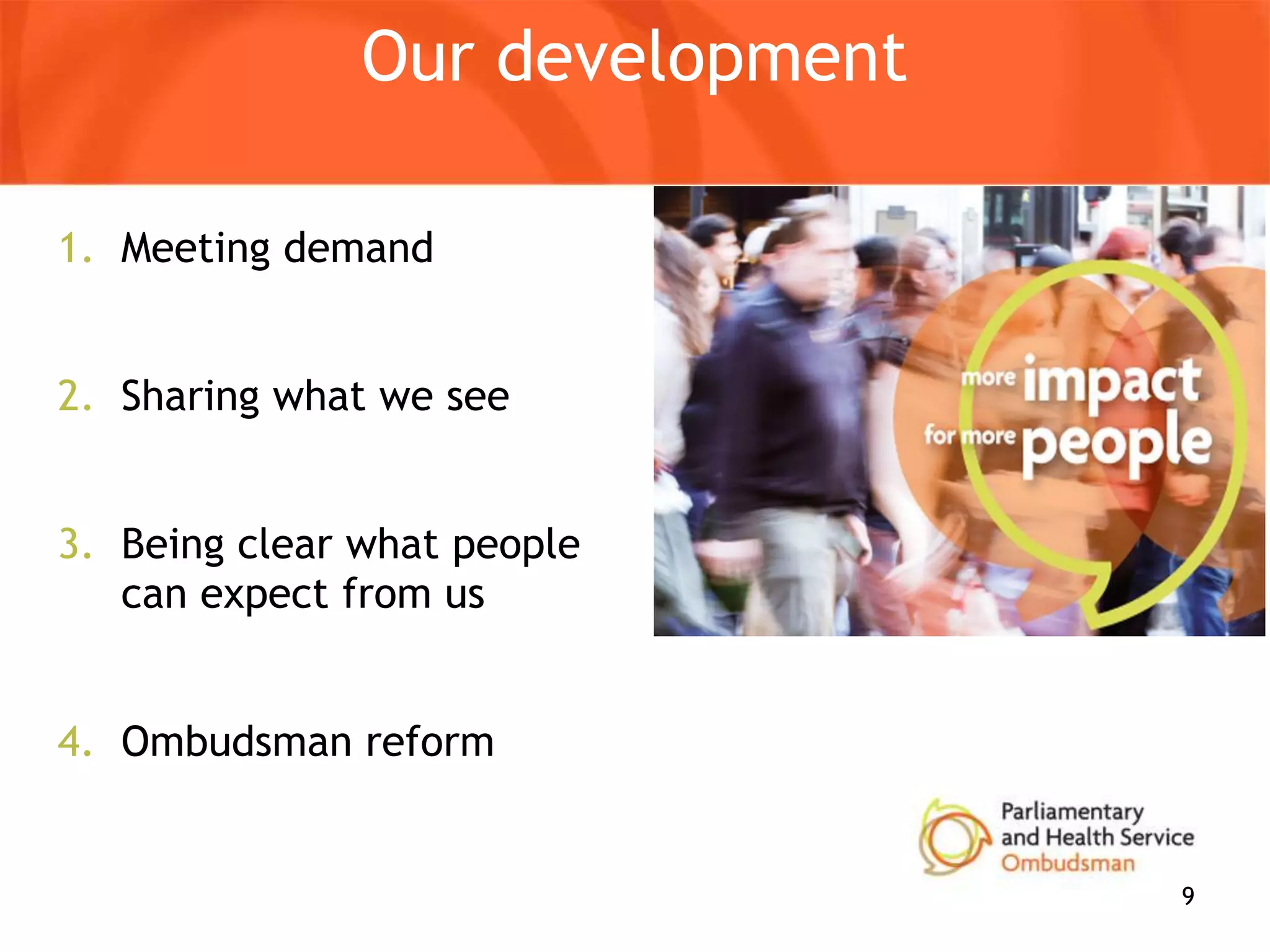 Improving complaint handling and learning from good practice | PPTX