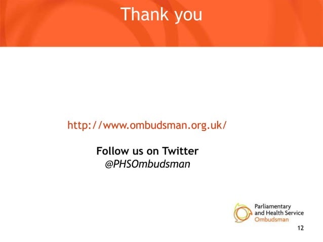 Improving complaint handling and learning from good practice | PPTX ...