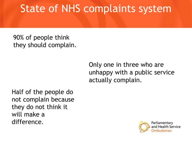 Improving complaint handling and learning from good practice | PPTX ...