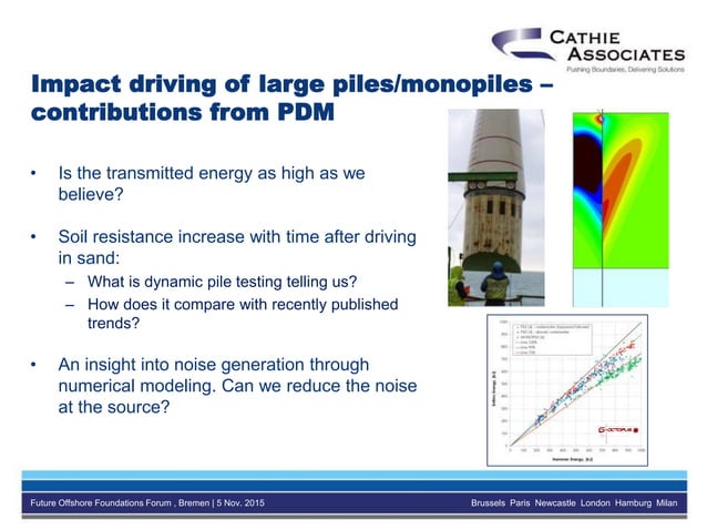 Impact driving of large piles/monopiles - contributions from pile ...