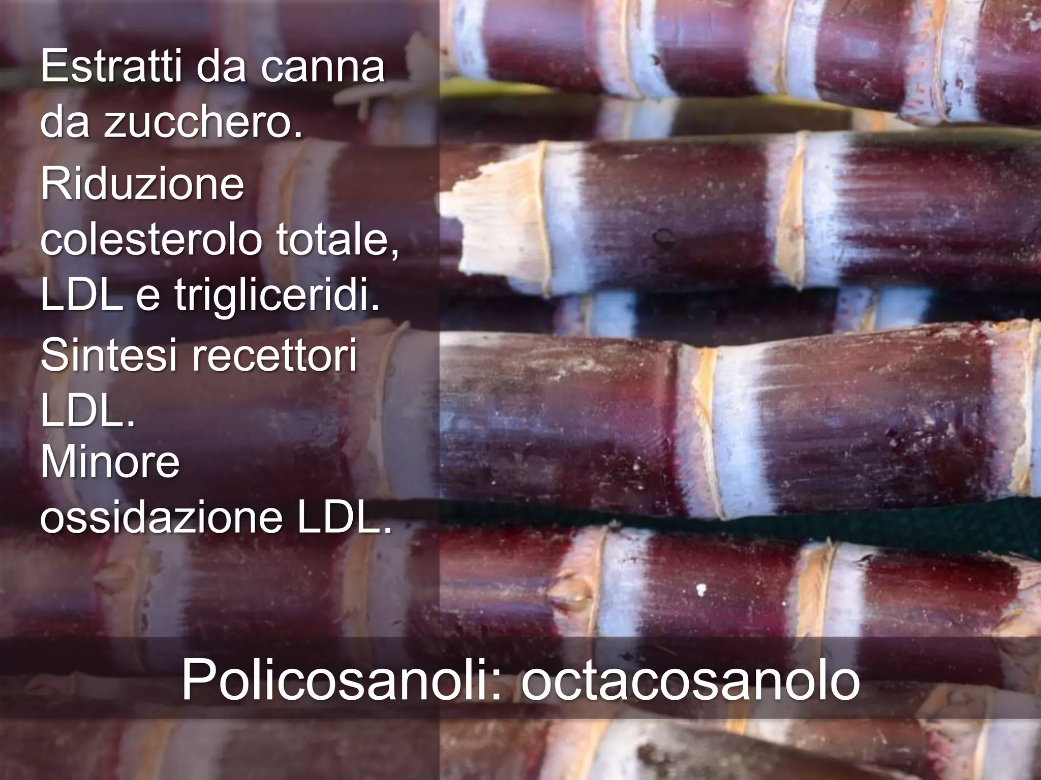 Nutraceutici e colesterolo | PPTX