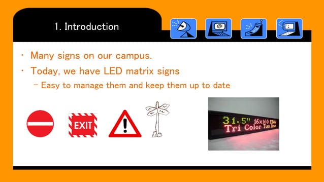 A Wearable LED Matrix Sign System@ACM SIGUCCS2015 | PPT