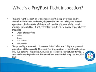 The Importance of the Pre/Post-Flight Inspection | PPTX