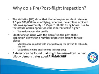 The Importance of the Pre/Post-Flight Inspection | PPTX